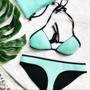 triangl swimwear | Swim | Authentic Triangle Swim Bikini W Matching Bag ...
